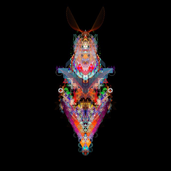 Craze Kosmic Kreation Alien Mandala - Kosmic Kreation - Digital Art ...