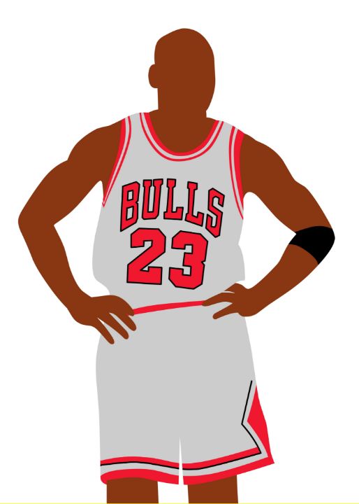 Michael Jordan - Artzy Vector - Digital Art & AI, Sports & Hobbies ...