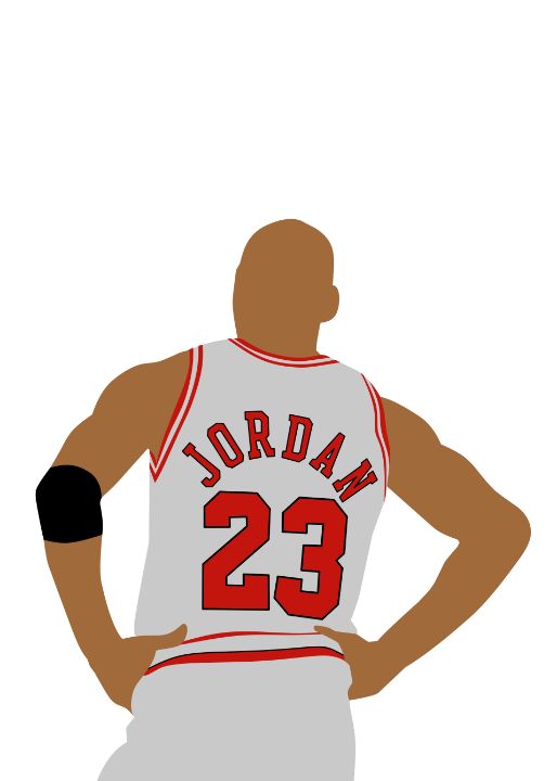 Michael Jordan - Artzy Vector - Digital Art & AI, Sports & Hobbies ...