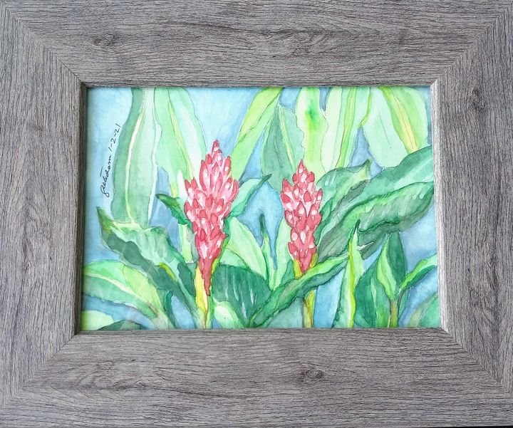 Ginger Flower - PL Gallery - Paintings & Prints, Flowers, Plants ...