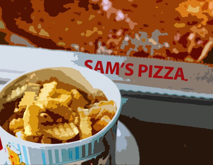 Sam's Pizza - Wildwood Boardwalk Art - Digital Art & AI, Food ...