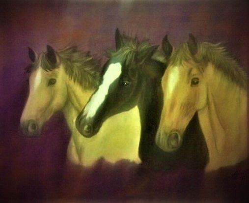 3 Headed Horse