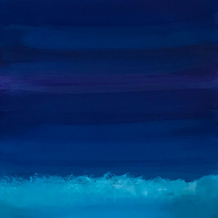 Blue and Purple - Alice Lenkiewicz - Paintings & Prints, Abstract ...