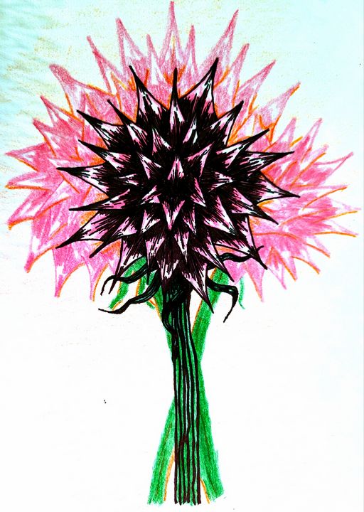 Flower - 1d - Art by MJ - Drawings & Illustration, Flowers, Plants ...