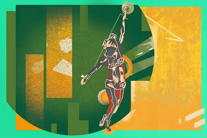 lead marionette - Marc Chicoine - Paintings & Prints, Abstract ...