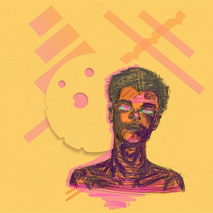 mooncheese - Marc Chicoine - Drawings & Illustration, Abstract ...