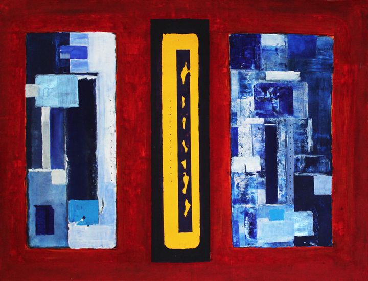 Trap - Noel Farrell - Paintings & Prints, Abstract, Irregular Forms ...