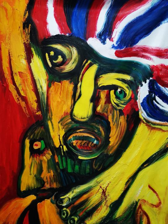 Abstract figure 104D - Artseasy - Paintings & Prints, People & Figures ...