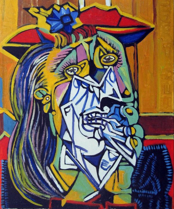 In style of Pablo Picasso 034D - Artseasy - Paintings & Prints, People ...