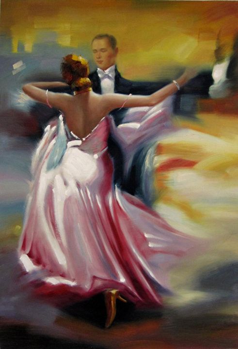Waltz 002 - Artseasy - Paintings & Prints, People & Figures, Dance - ArtPal