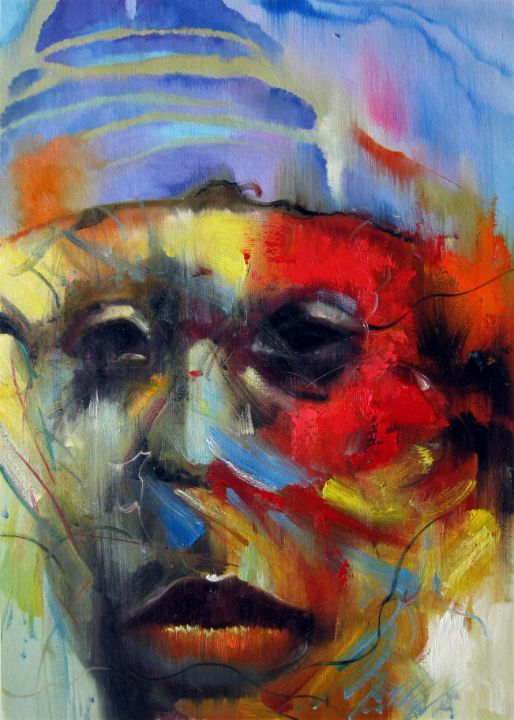 Face 001 - Artseasy - Paintings & Prints, People & Figures, Other ...