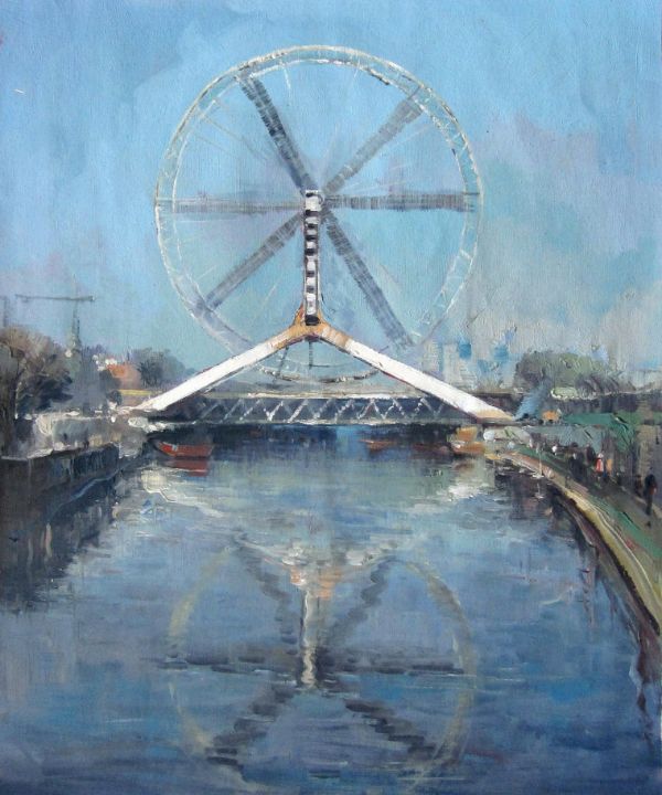 Ferris wheel 001 - Artseasy - Paintings & Prints, Landscapes & Nature ...