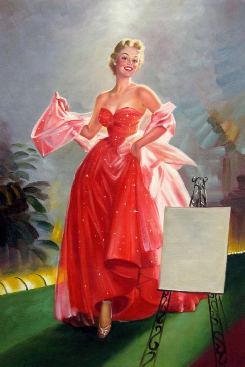 Gil Elvgren 015 - Artseasy - Paintings & Prints, People & Figures ...