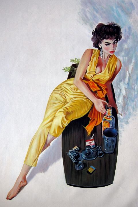 Robert McGinnis 02D - Artseasy - Paintings & Prints, People & Figures, Other People & Figures ...