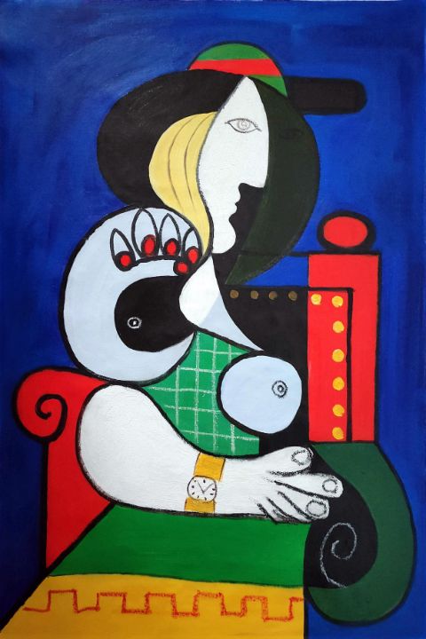 Pablo Picasso style 232D - Artseasy - Paintings & Prints, People ...