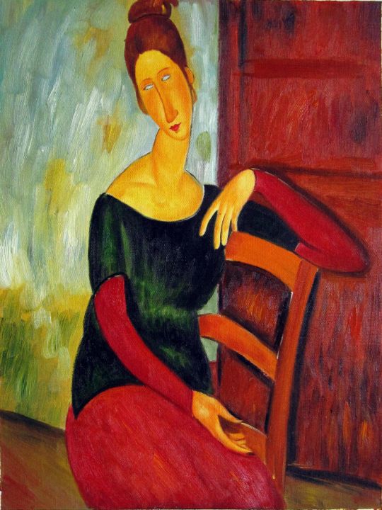 Amedeo Modigliani style 109 - Artseasy - Paintings & Prints, People ...