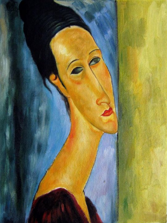 Amedeo Modigliani style 114 - Artseasy - Paintings & Prints, People ...