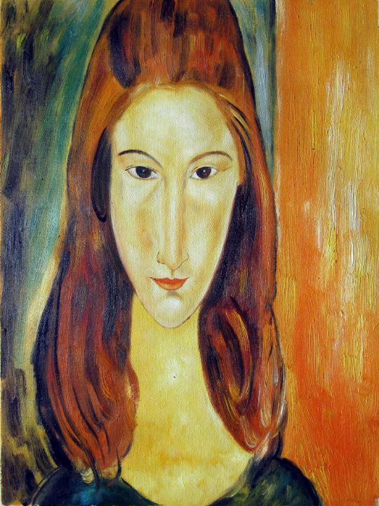 Amedeo Modigliani style 117 - Artseasy - Paintings & Prints, People ...