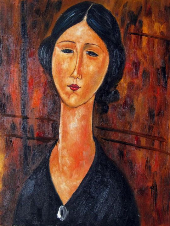 Amedeo Modigliani style 118D - Artseasy - Paintings & Prints, People ...