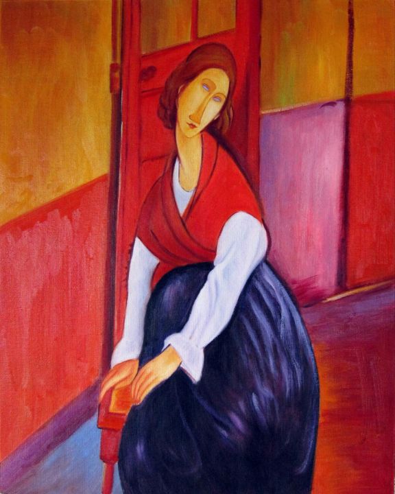 Amedeo Modigliani style 203 - Artseasy - Paintings & Prints, People ...
