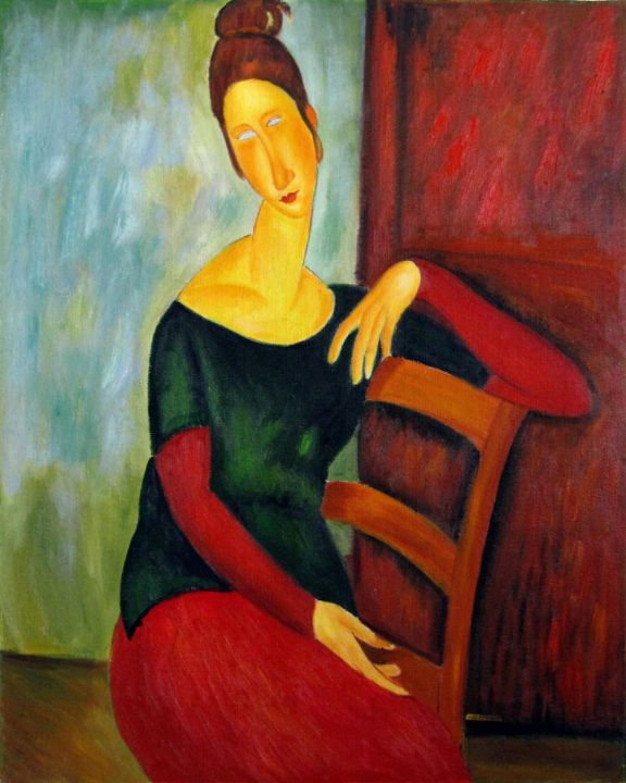 Amedeo Modigliani style 204 - Artseasy - Paintings & Prints, People ...