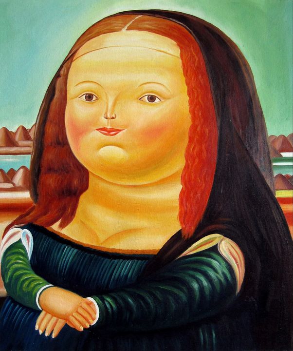In style of Fernando Botero 177 - Artseasy - Paintings & Prints, People ...