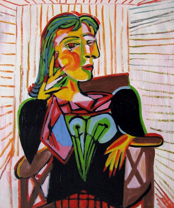 In style of Pablo Picasso 032D - Artseasy - Paintings & Prints, People ...