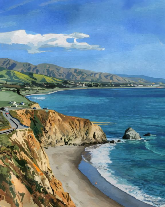 The Enchanting Beauty of the Califor - Wall Elegance - Paintings ...