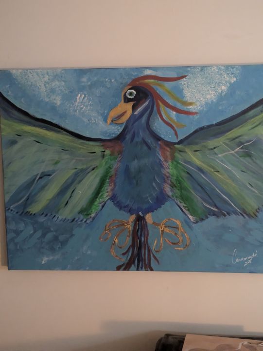 The laughing phoenix - Abstract artist Carmen Ralph chiusolo ...