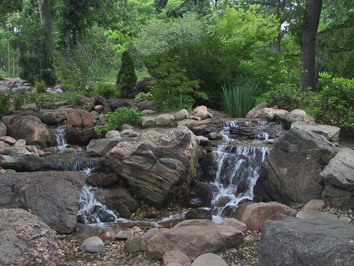 Water fall out of green garden - Hidden Mouse Art - Photography ...