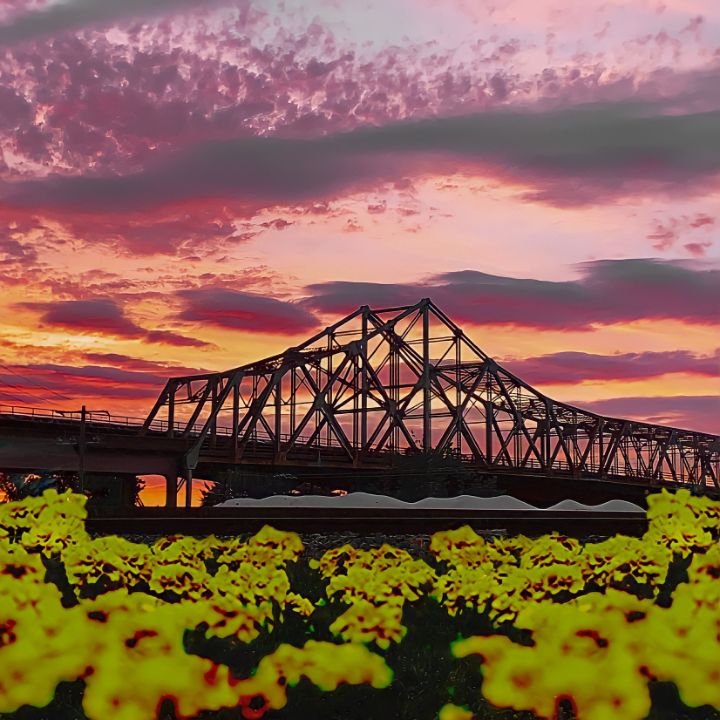 Blue Bridge in Newport, Arkansas - ThomTaylor Studio - Photography ...