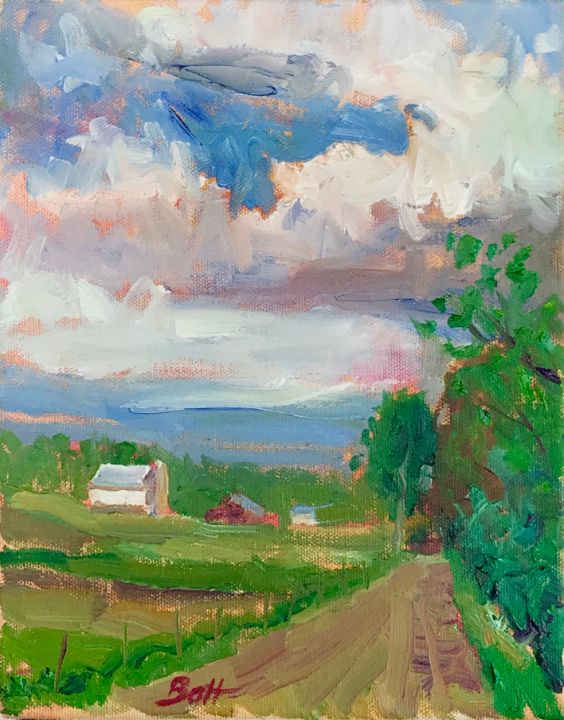 Amish Farm - Battenberg Gallery - Paintings & Prints, Landscapes ...
