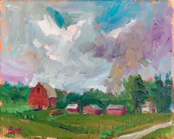 Amish Farm - Battenberg Gallery - Paintings & Prints, Landscapes ...