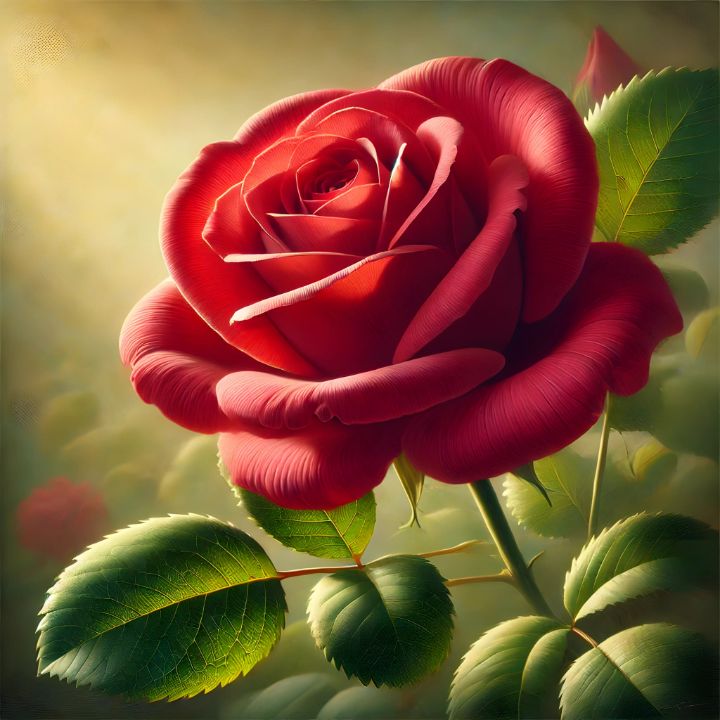 Romantic Red Rose – Fine Art Inspire - AtticWildSide - Digital Art & AI ...
