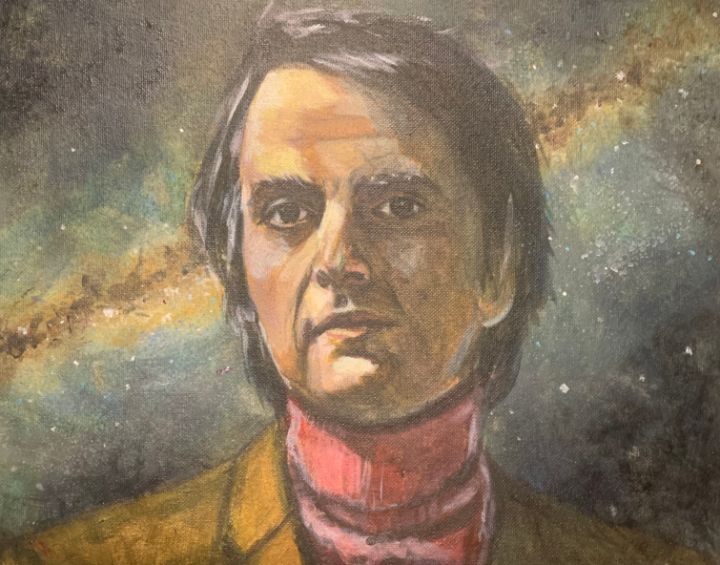 Carl Sagan - Art w/ Soul - Paintings & Prints, People & Figures ...