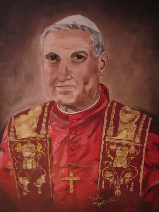 The Pope - Mieke's Art Gallery - Paintings & Prints, Religion ...