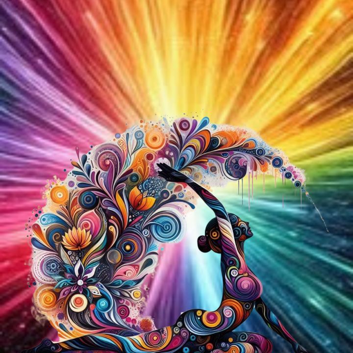 The Beauty Of Yoga - Yoga Blast Digital Art Designer - Digital Art & AI ...