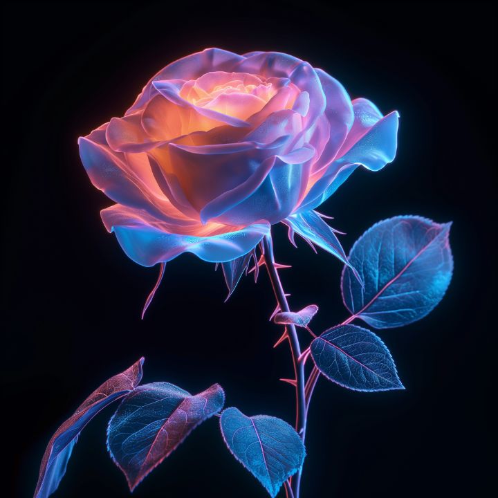 Dual Bloom Abstract Minimal / Floral - Pi Photography & Fine Art ...