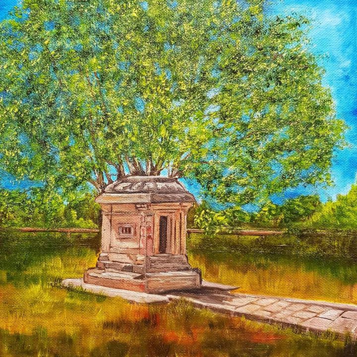 Pakshi Mandir (The Bird Temple) - Art Gevaux - Paintings & Prints ...