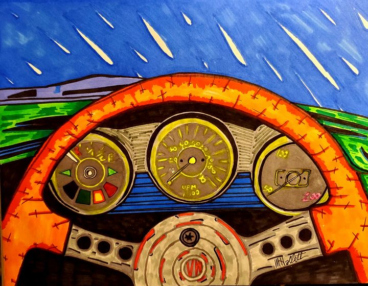 V- Dub - Out-There Art - Drawings & Illustration, Vehicles ...