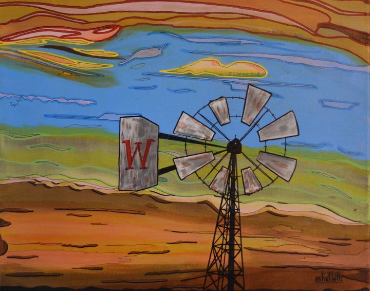 Willy's Windmill - Out-There Art - Paintings & Prints, Landscapes ...