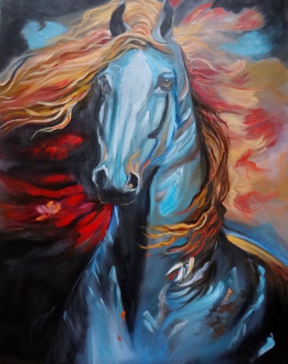 Wild Steed - Jennylee - Paintings & Prints, Animals, Birds, & Fish ...