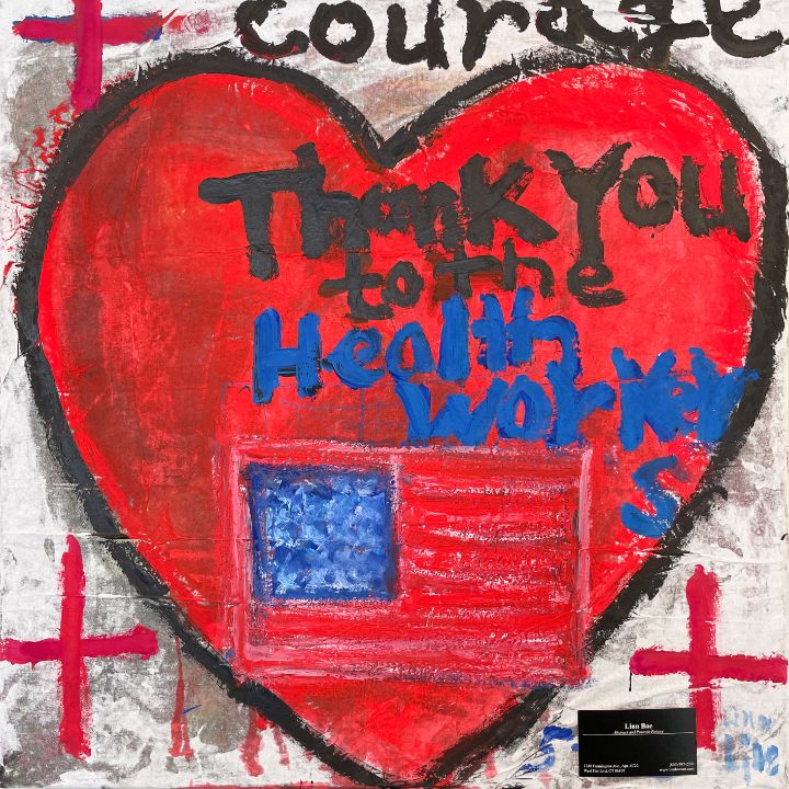 Thank You - Linn Bae - Paintings & Prints, Politics & Patriotism, Flags ...