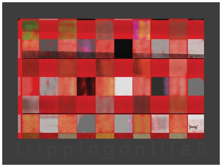 Tripping On Life V - Downe Burns Gallery - Paintings & Prints, Abstract ...