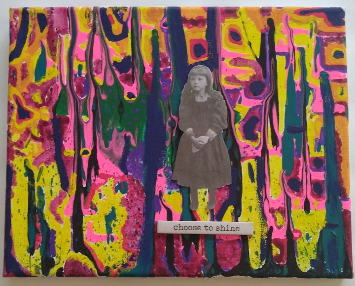 Shine baby! - Tina Bina - Paintings & Prints, Abstract, Color - ArtPal