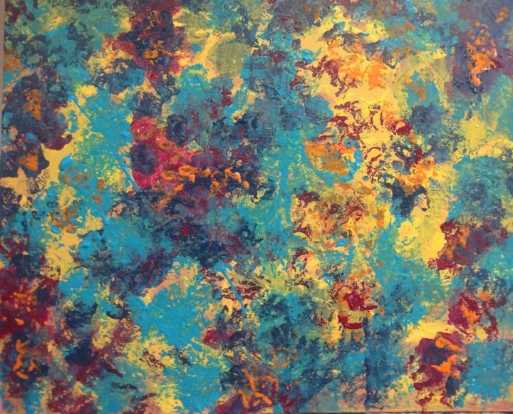 Heaven - Tina Bina - Paintings & Prints, Abstract, Color - ArtPal