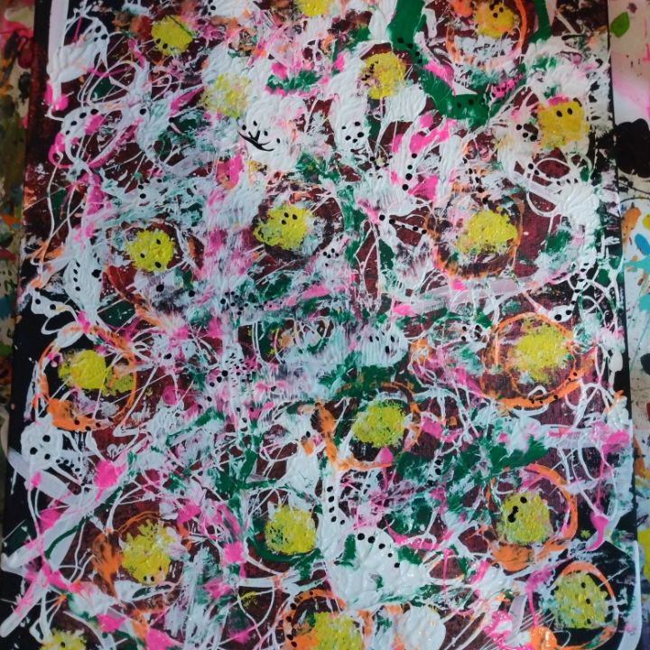 Ghost garden - Tina Bina - Paintings & Prints, Abstract, Movement - ArtPal