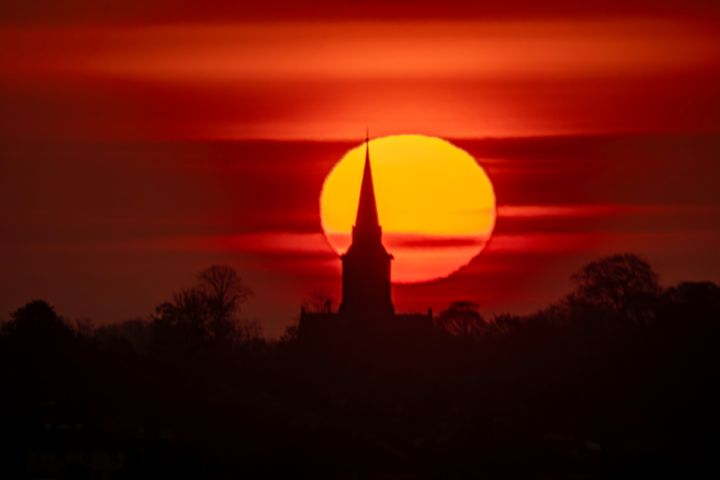Sunrise St Mary's Church Garforth - Howard Senton - Photography, Places ...