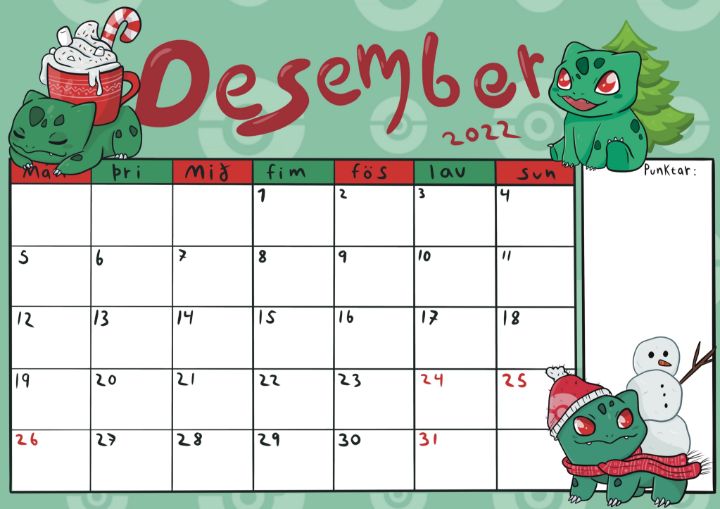 Desember dagatal - Aparass - Paintings & Prints, Holidays & Occasions ...