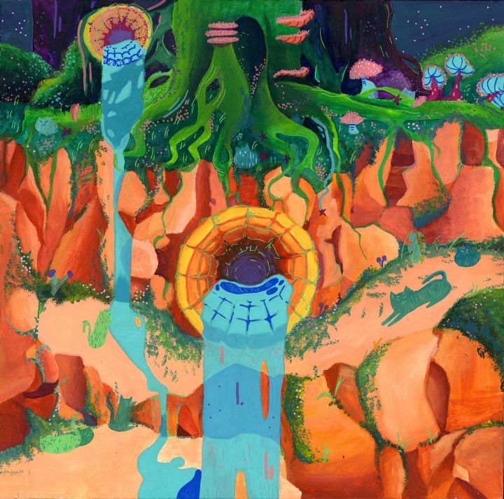Cats & Pipes - Allison Kolden - Paintings & Prints, Landscapes & Nature ...